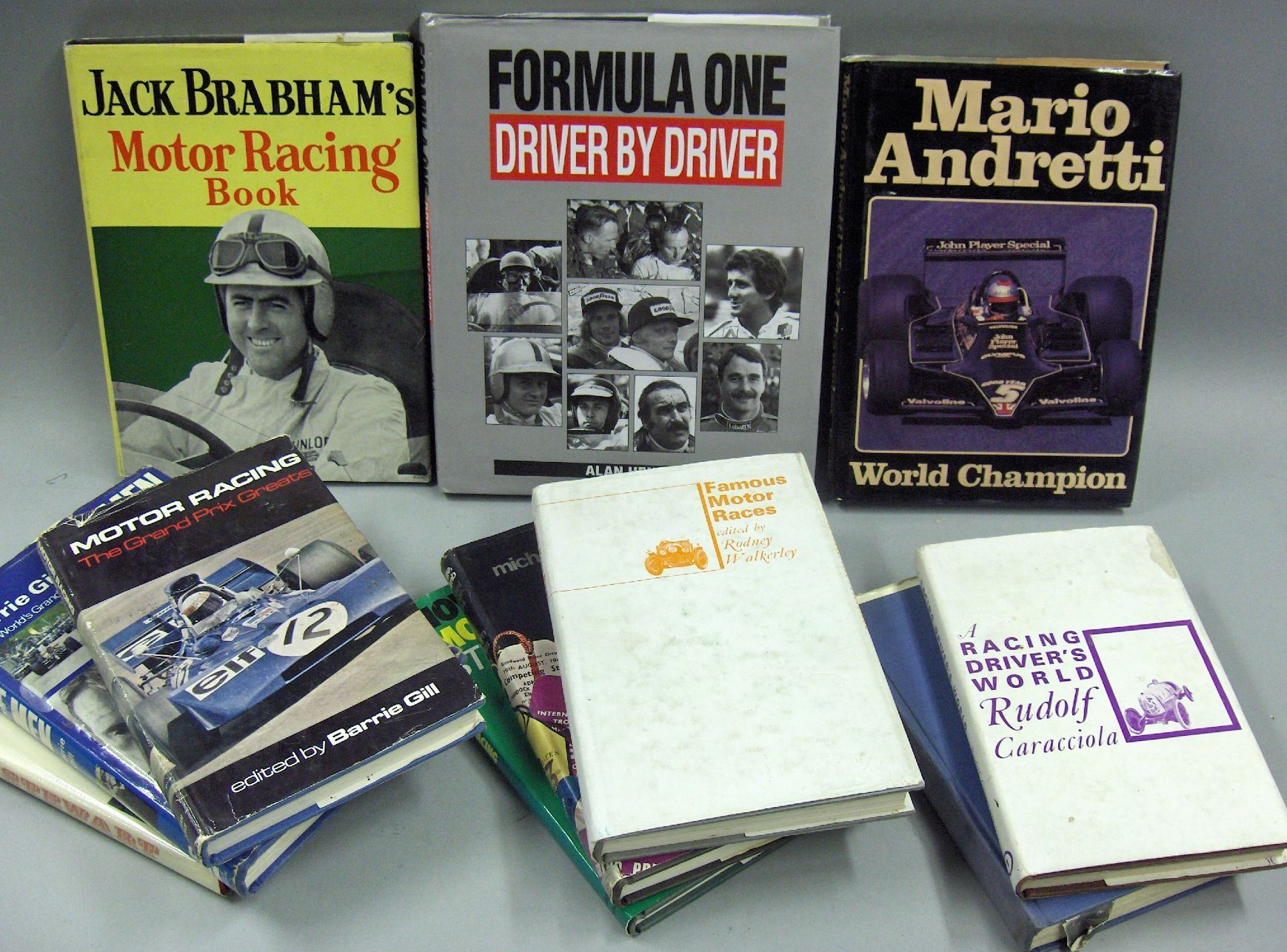 Bonhams Cars : A collection of books relating to racing drivers,