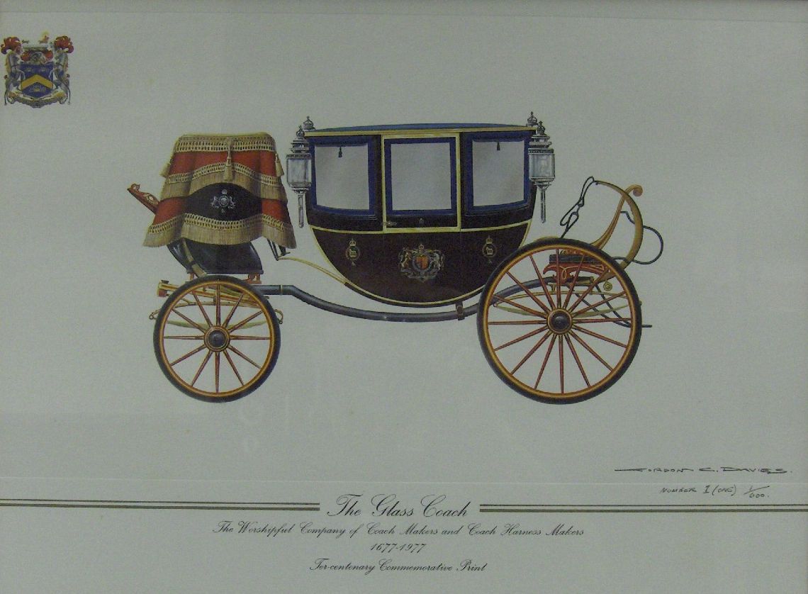 Bonhams Cars : 'The Glass Coach' after Gordon C Davies,