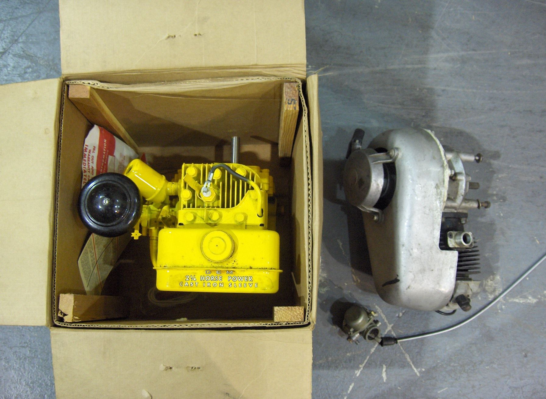 Bonhams Cars : A Clinton GEM 2¼hp engine,