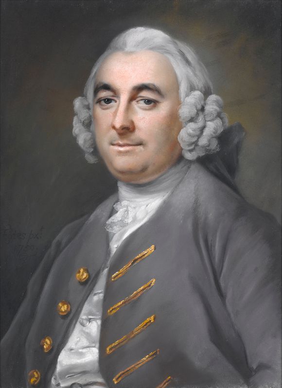 Bonhams : Francis Cotes (British, 1726-1770) Portrait of a gentleman ...