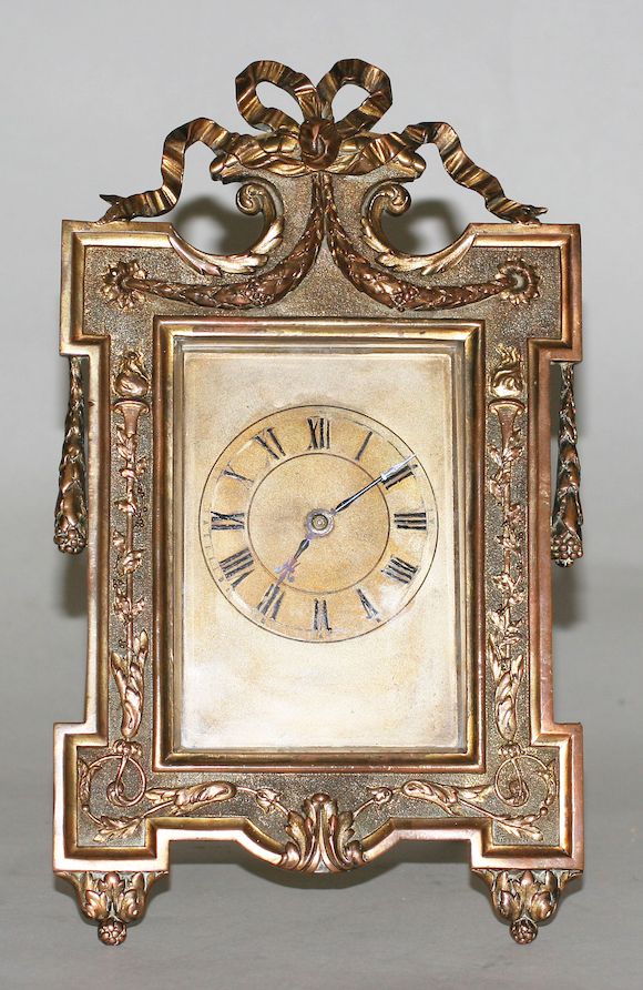 Bonhams : A late 19th century French style gilt bronze cased strut type ...