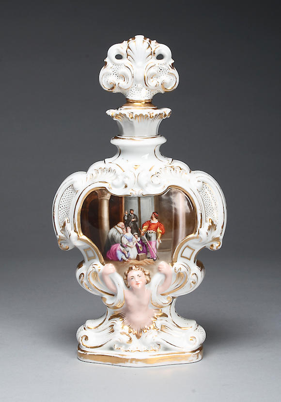 Bonhams A Paris Porcelain Decanter And Stopper Late 19th Century