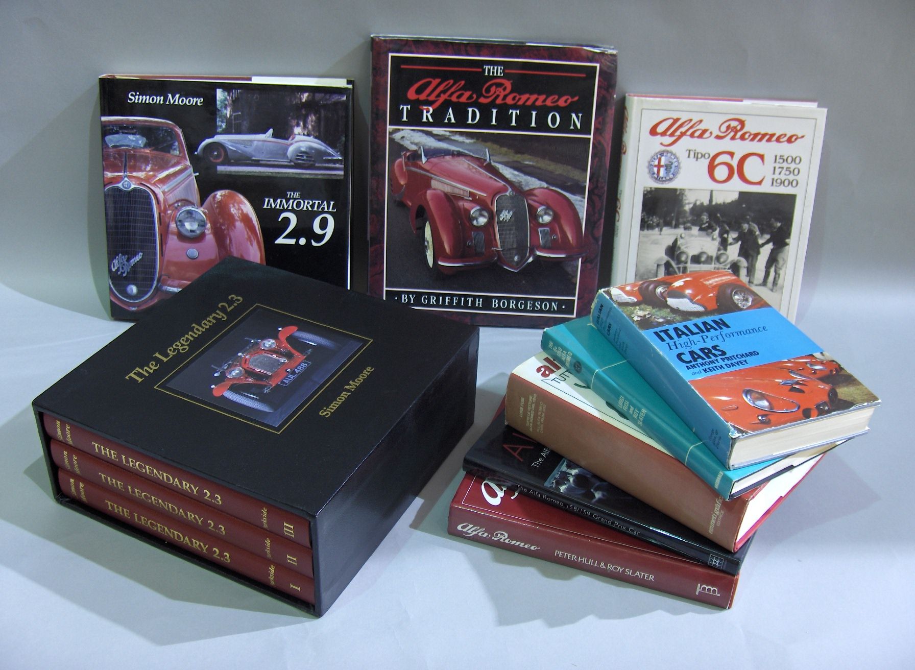 Bonhams Cars : A good selection of Alfa-Romeo books,