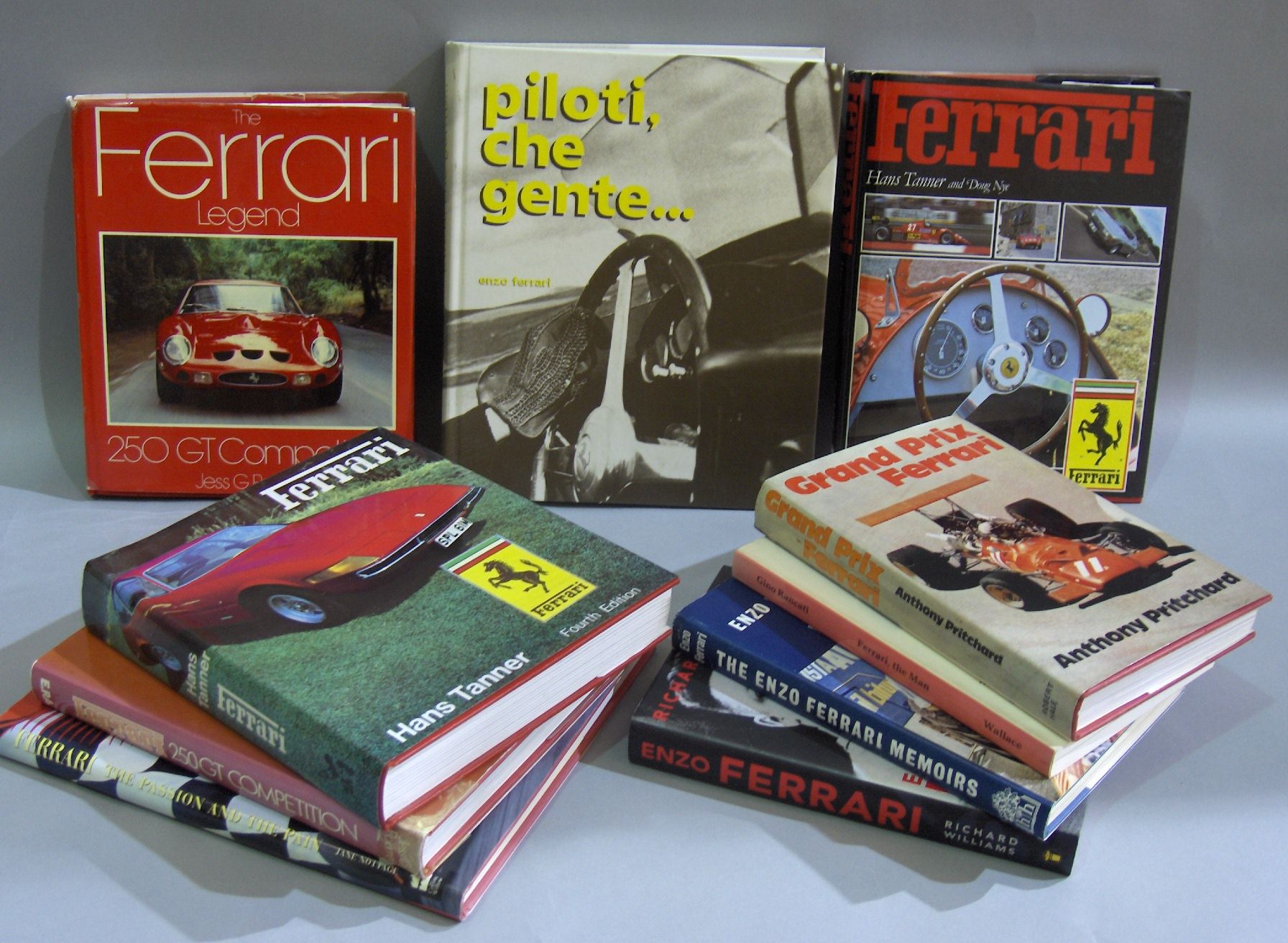Bonhams Cars : A good quantity of Ferrari subject books,