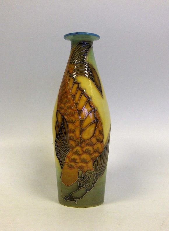 Bonhams : 'Angel Gabriel' (after William Morris) A Barrel Vase, 1998