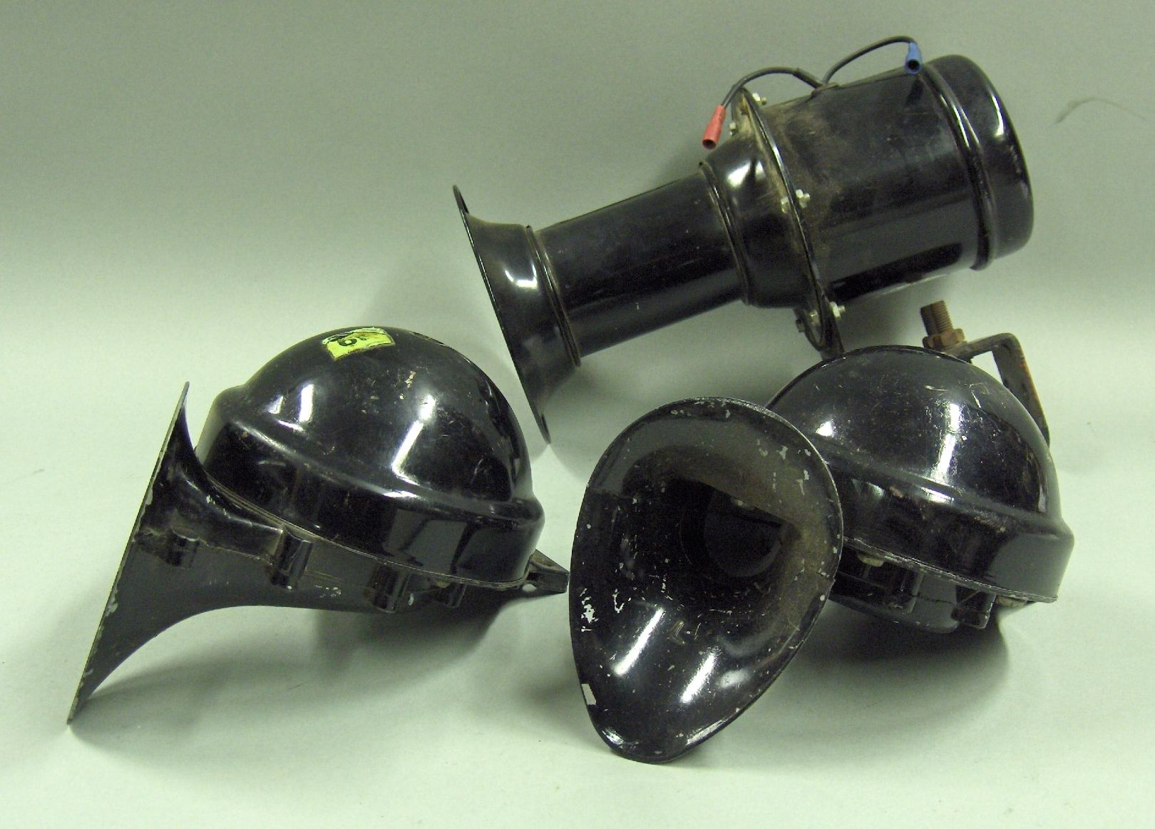 Bonhams Cars : A pair of Lucas Windtone short-trumpet electric horns,