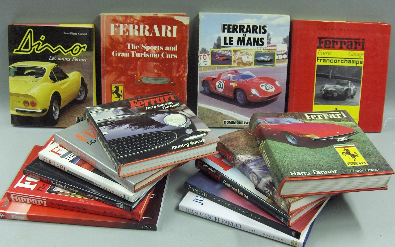 Bonhams Cars : A good lot of Ferrari books,