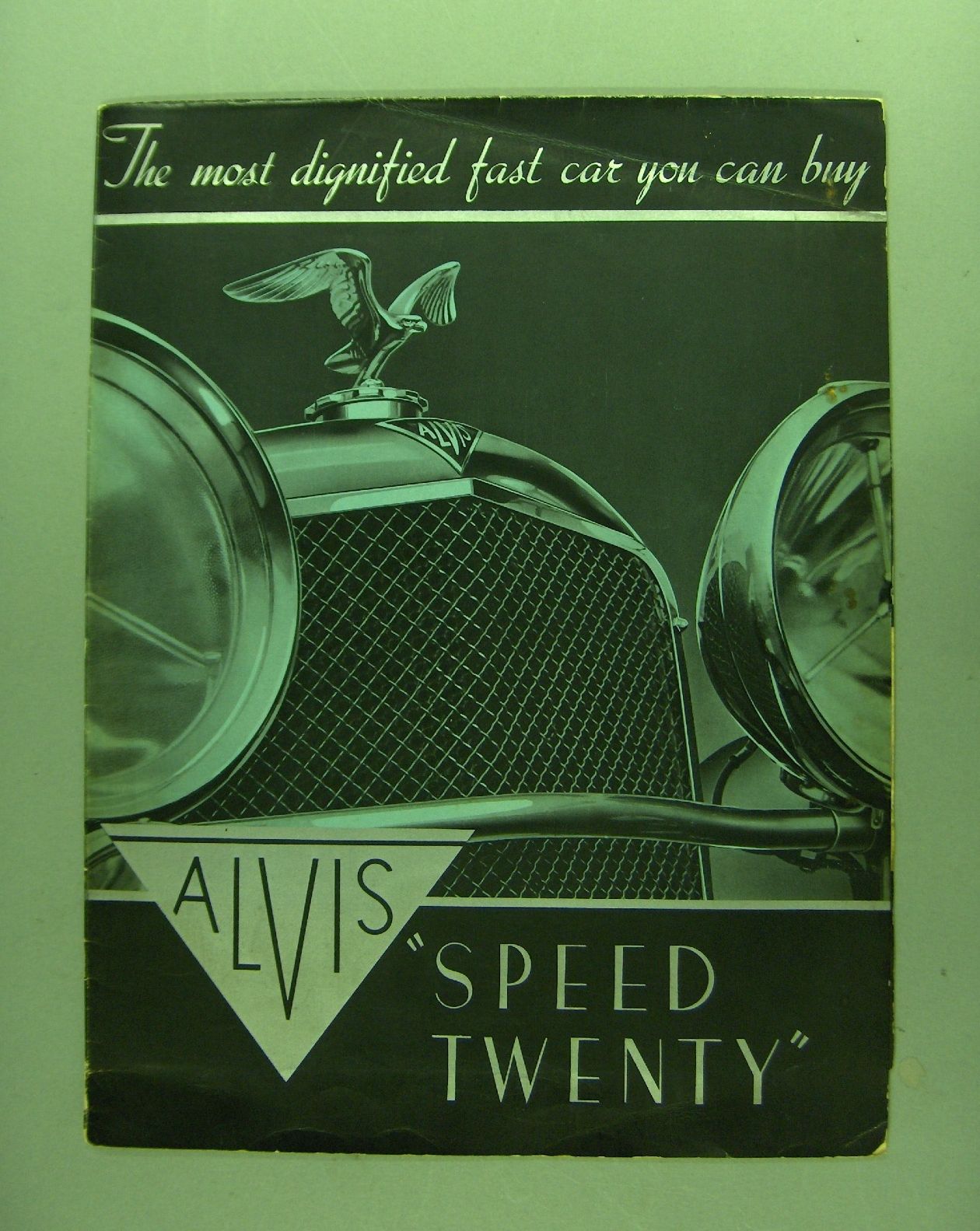 Bonhams Cars : An Alvis 'Speed Twenty' fold-out sales brochure,