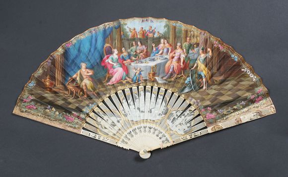 Bonhams : An English fan, circa 1750