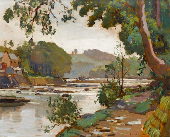 Bonhams : Samuel John Lamorna Birch R.A. (1869-1955) Halton Rocks 31 x ...