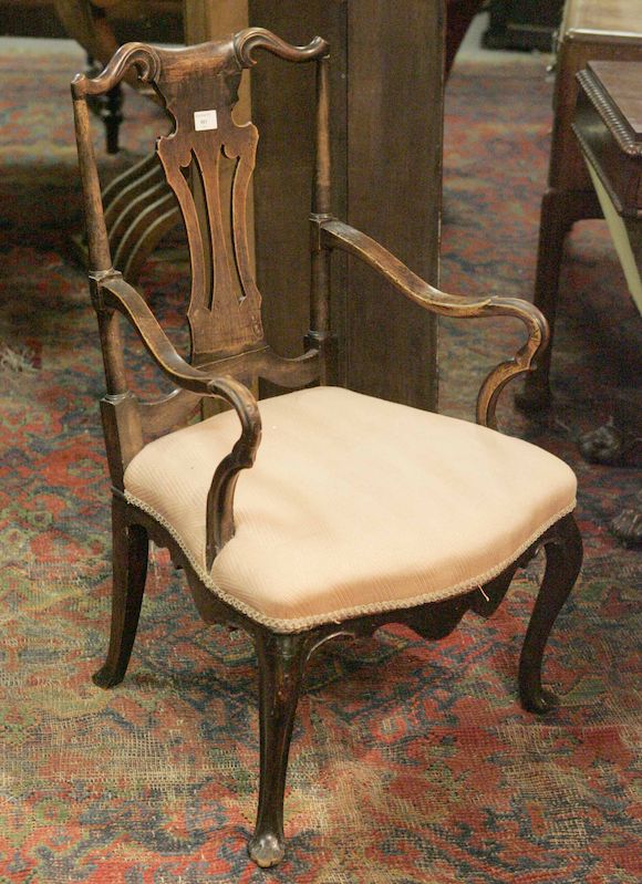 Bonhams : An 18th century Scandinavian elbow chair