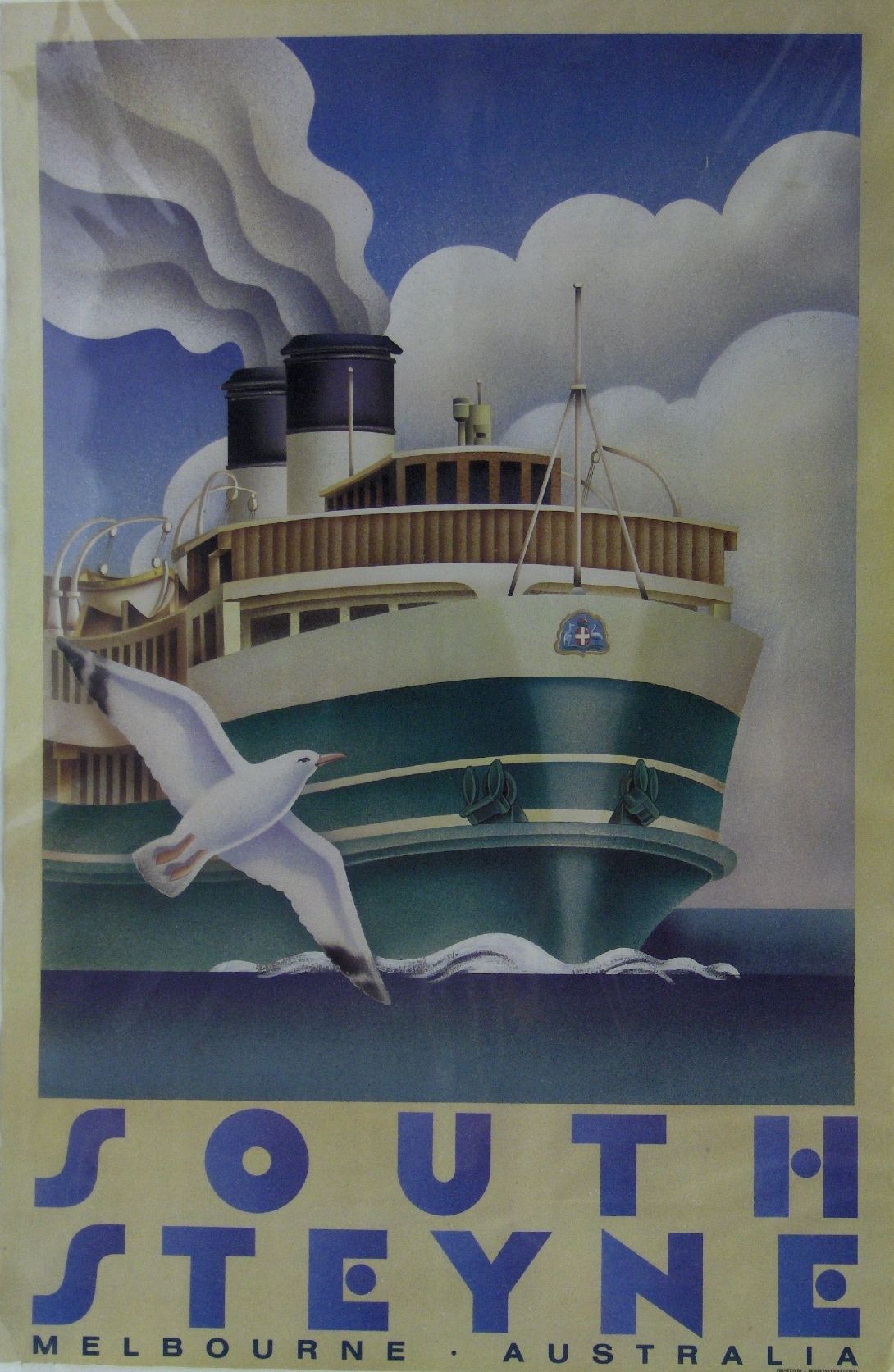 Bonhams Cars : A poster for the South Steyne steamship,
