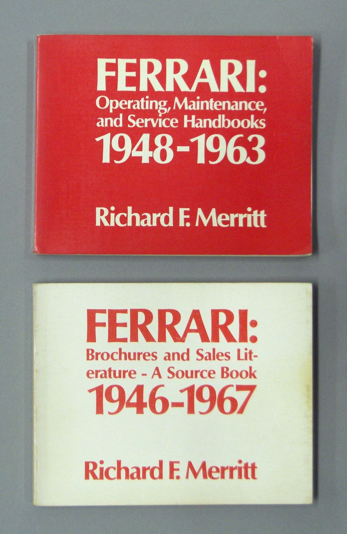 Bonhams Cars : Richard Merritt, Ferrari Operating Maintenance and ...