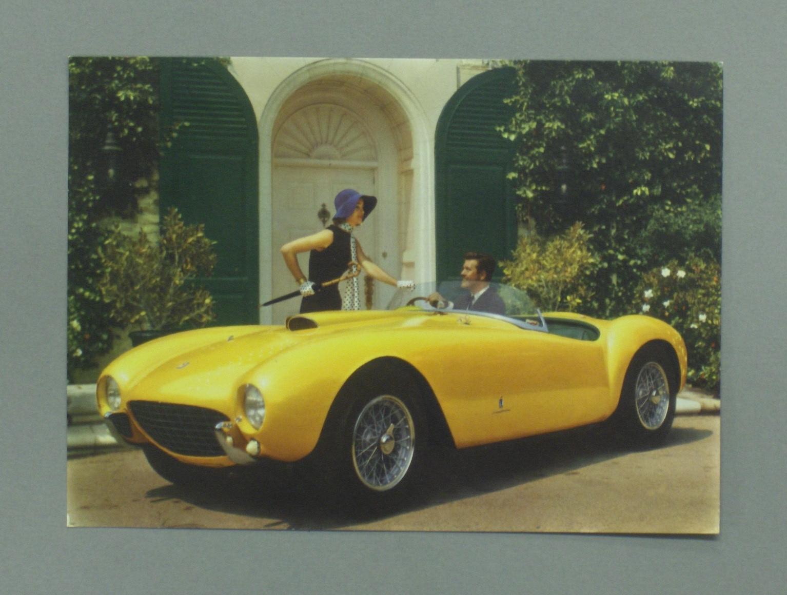 Bonhams Cars : A sales post card for the Ferrari 410 superamerica,