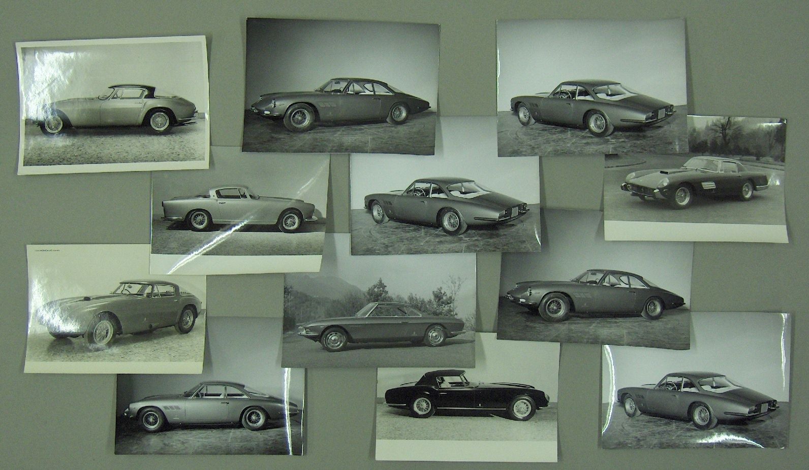 Bonhams Cars : A good collection of 12 Ferrari press photographs,