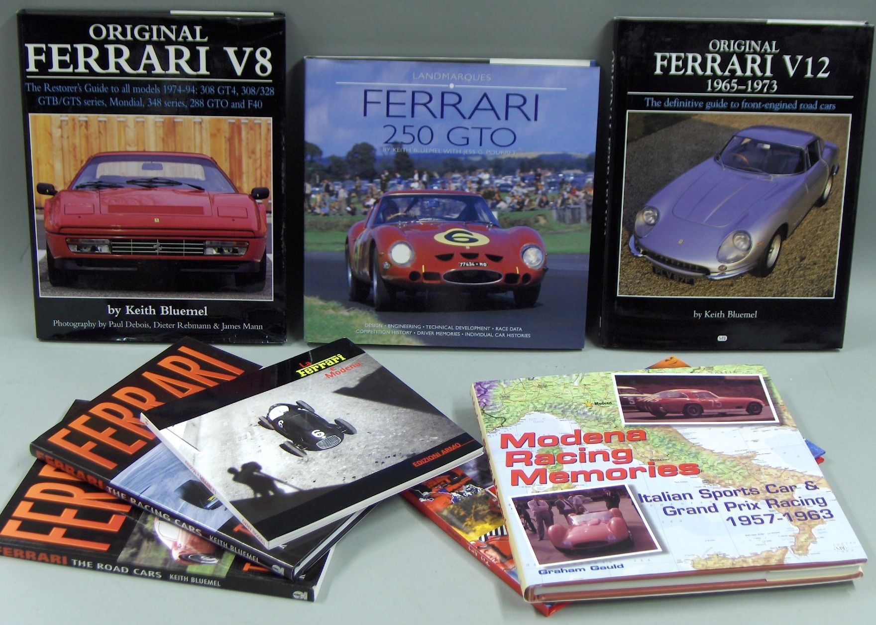 Bonhams Cars : Eight Ferrari books,