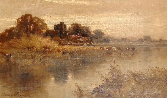 Bonhams : Harry Pennell (British, 1885-1934) 'The curfew tolls the ...