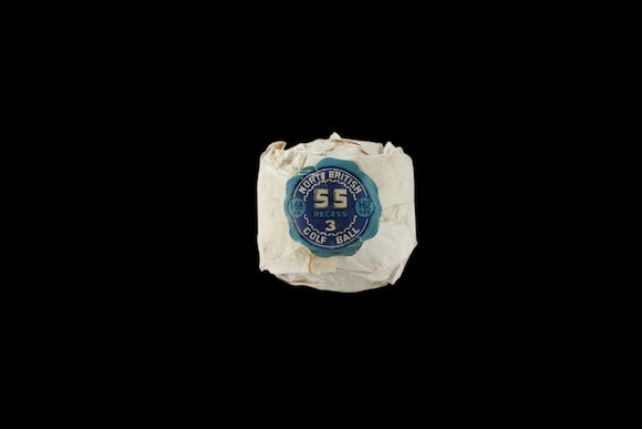 Bonhams : A North British SS dimple golf ball circa 1940s