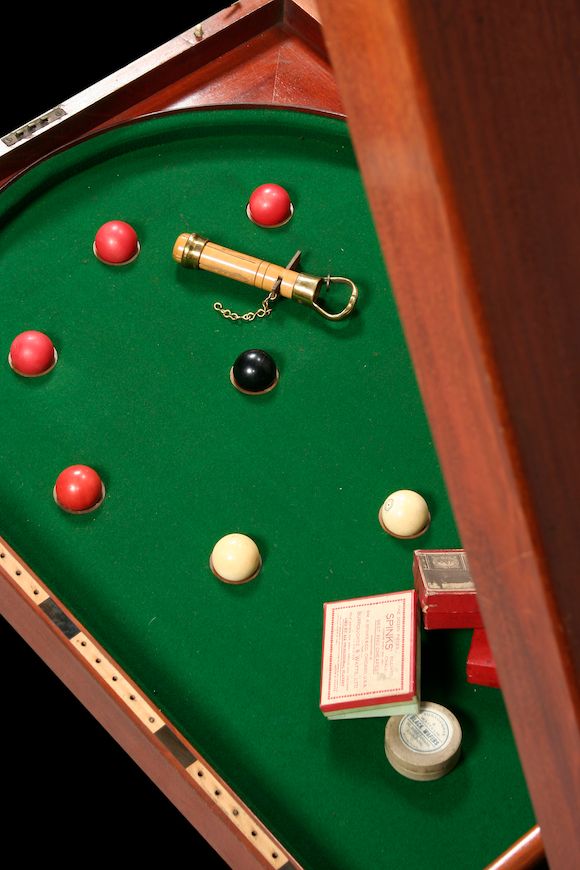 Bonhams : A late Victorian folding bagatelle table