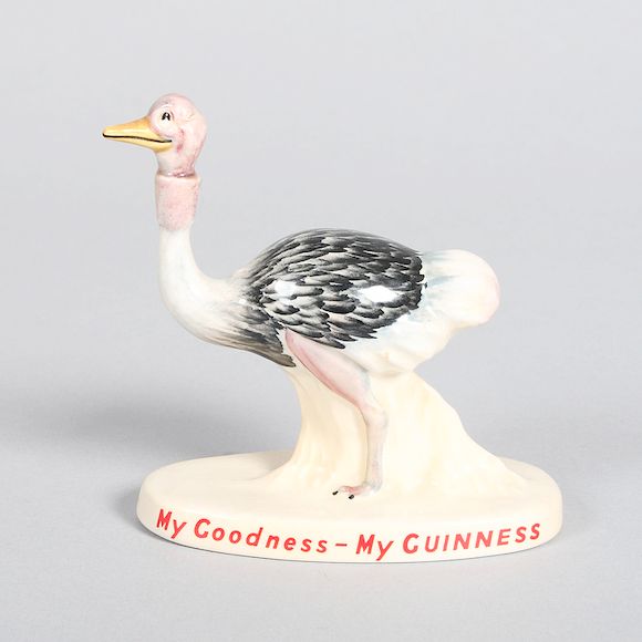 Bonhams : A Guinness advertising model of an Ostrich by Carlton Ware