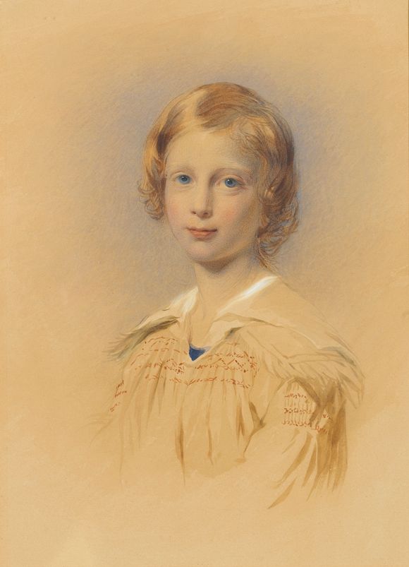 Bonhams : George Richmond, R.A. (British, 1809-1896) A Boy, wearing ...