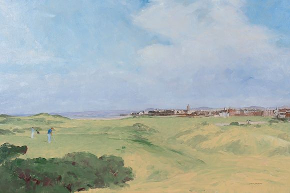 Bonhams : Piper, Ian: The Old Course St Andrews, 2006 Oil on canvas ...
