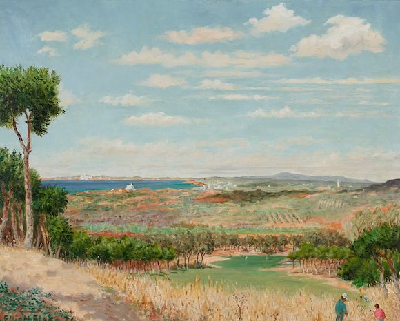 Bonhams : H. Elliot Blake View from the 10th tee Val do Lobo Golf ...