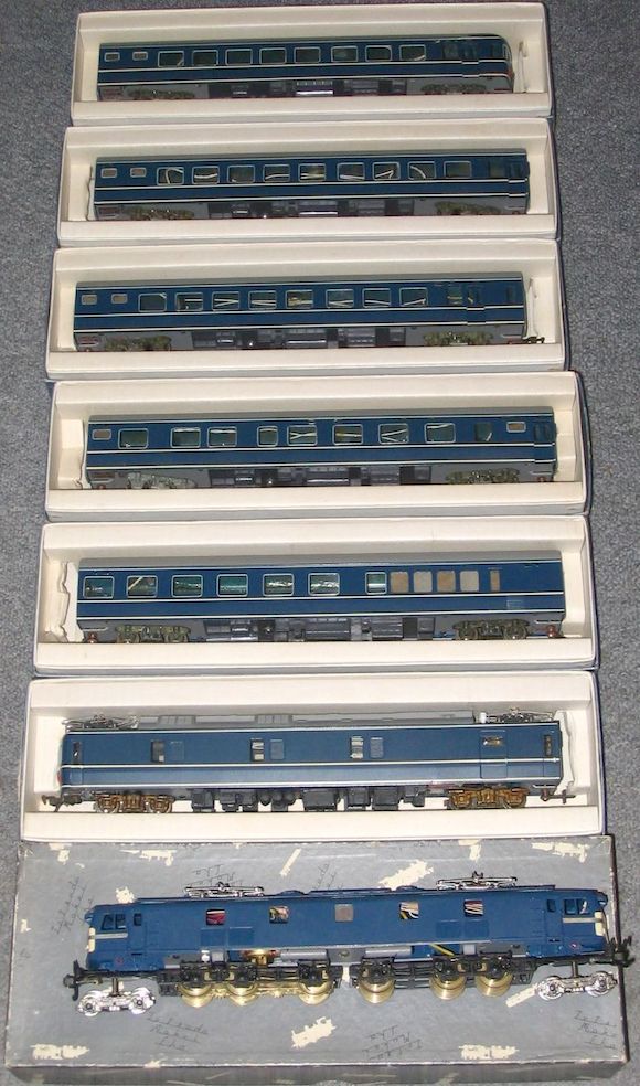 Bonhams : Tetsuda Mekei Sha 2C-C2 Japanese pantograph locomotive 7