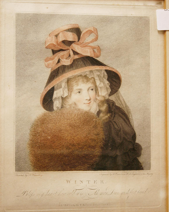 Bonhams Four Coloured Engravings