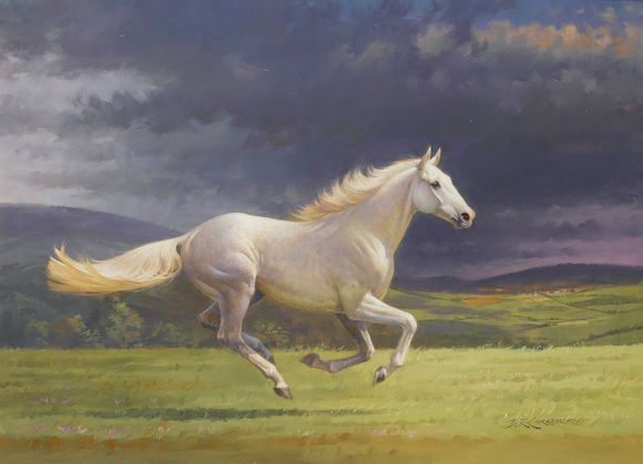 Bonhams : Barrie Linklater, S.E.A. (British, born 1931) Desert Orchid