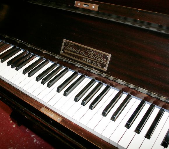 Bonhams : A mahogany cased iron framed overstrung pianoby Turner ...