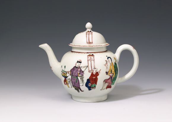 Bonhams : A Philip Christian teapot and cover circa 1770