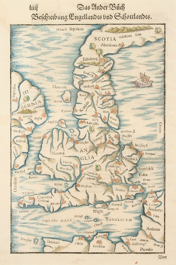 Bonhams : Munster (Sebastian) British Isles - Das Ander Buch ...
