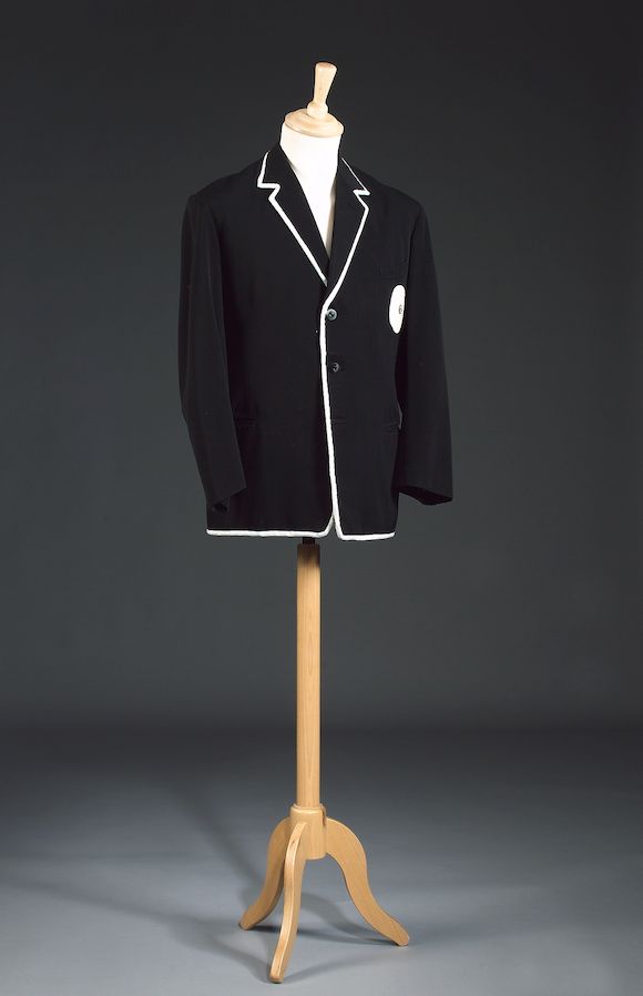 Bonhams : The Prisoner, 1967 A black blazer with white piping,
