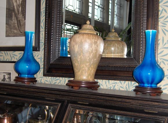 Bonhams : An Ashby Guild vase and cover of meiping form