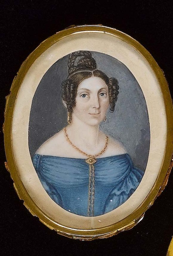 Bonhams : Austrian School, circa 1830, A pair of portraits; a Lady ...