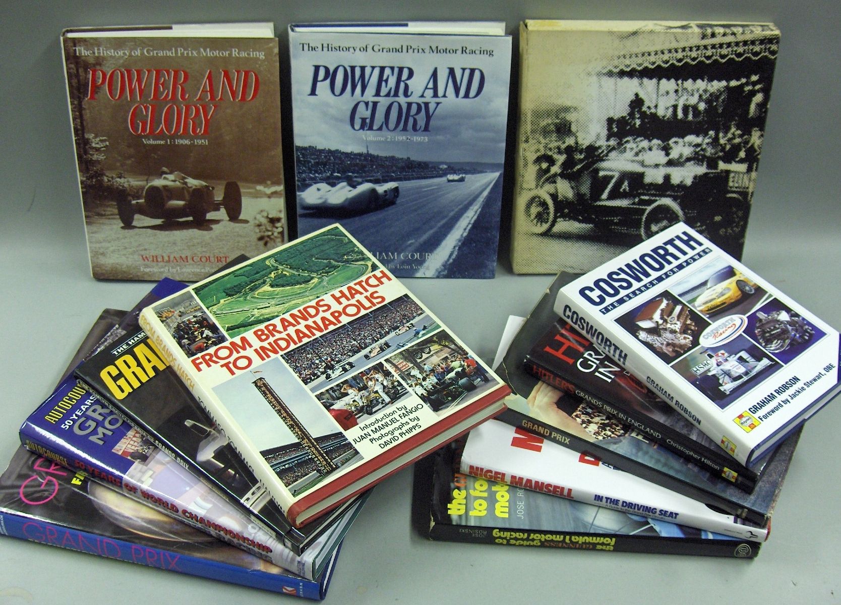 Bonhams Cars : A selection of Grand Prix related books,