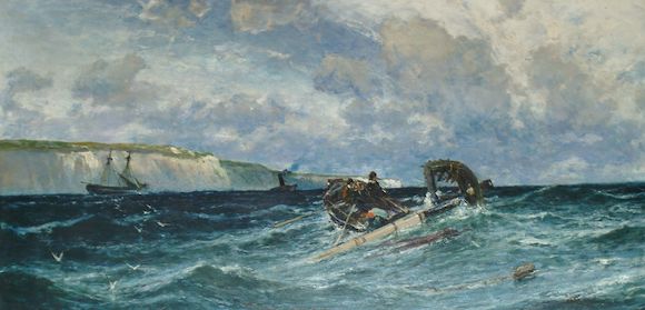 Bonhams : Edwin Ellis (British, 1841-1895) Salvaging