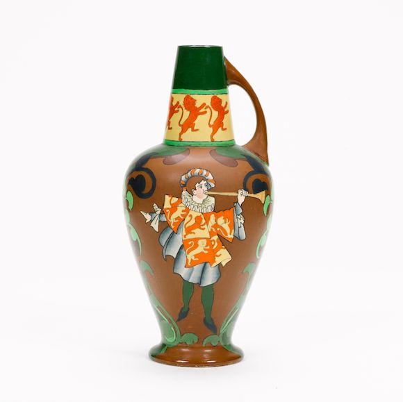 Bonhams : Frederick Rhead for Foley Pottery an Intarsio Vase, circa 1900