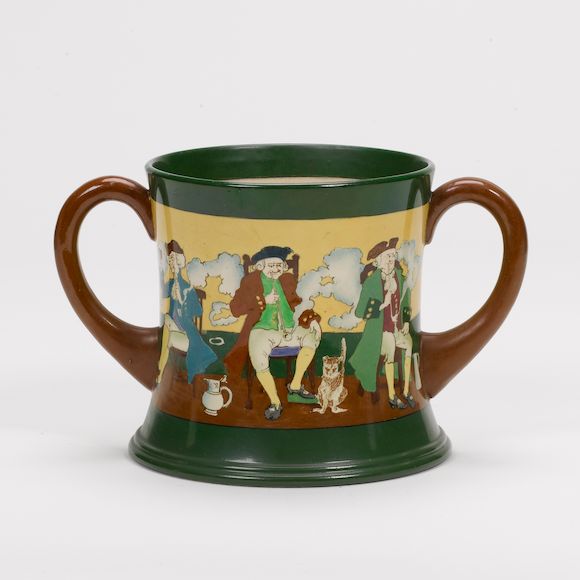 Bonhams : Frederick Rhead (attr.) for Foley Pottery an Intarsio Twin ...