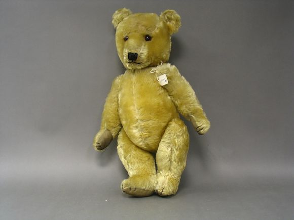Bonhams : Chiltern Hugmee Teddy bear, English 1930's