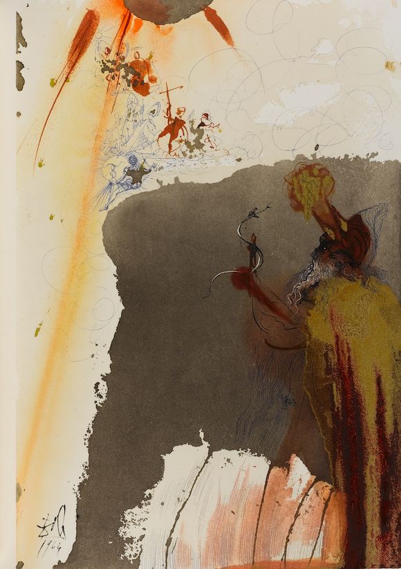 Bonhams : DALÍ (SALVADOR) Biblia sacra vulgatae editionis. Sixti V pont ...