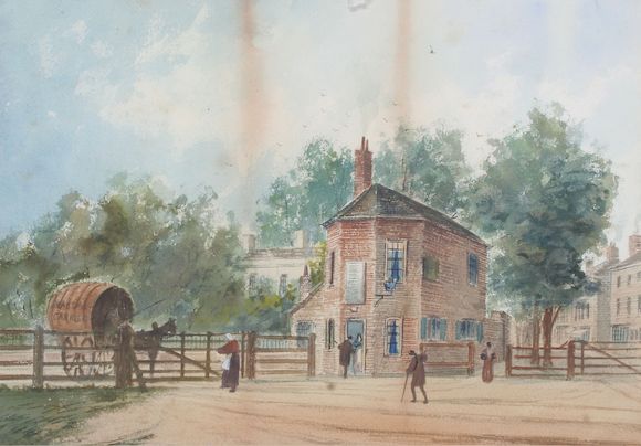 Bonhams : Paul Braddon (British, 1864-1938) 'The Old Toll House, corner ...