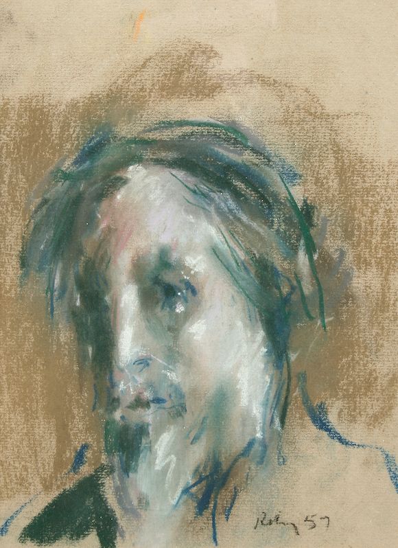 Bonhams : Harold Riley (British, 1934) A portrait of Augustus John O.M ...