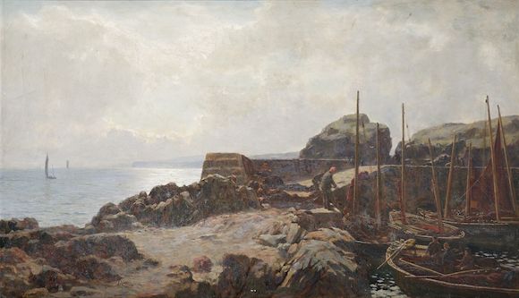 Bonhams : (n/a) Duncan Cameron (British, 1837-1916) East coast harbour