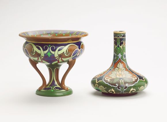 Bonhams : Walter Slater for Foley Pottery An Intarsio Footed Bowl ...