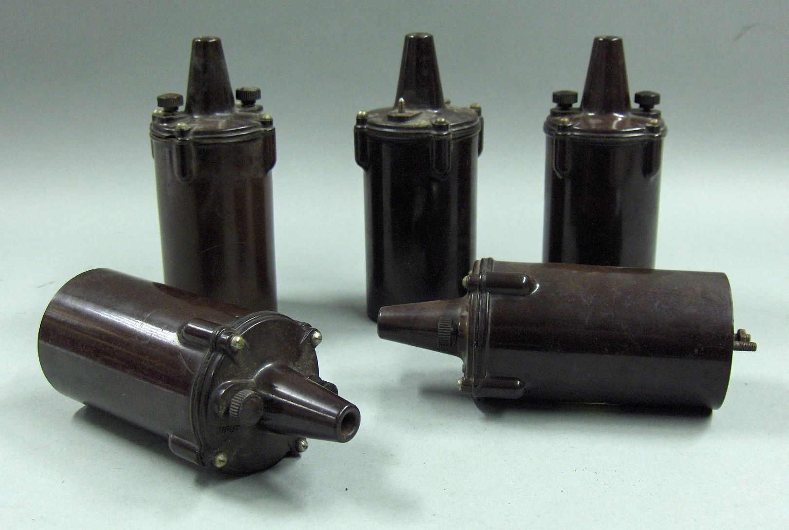 Bonhams Cars : Five Bakelite coils,