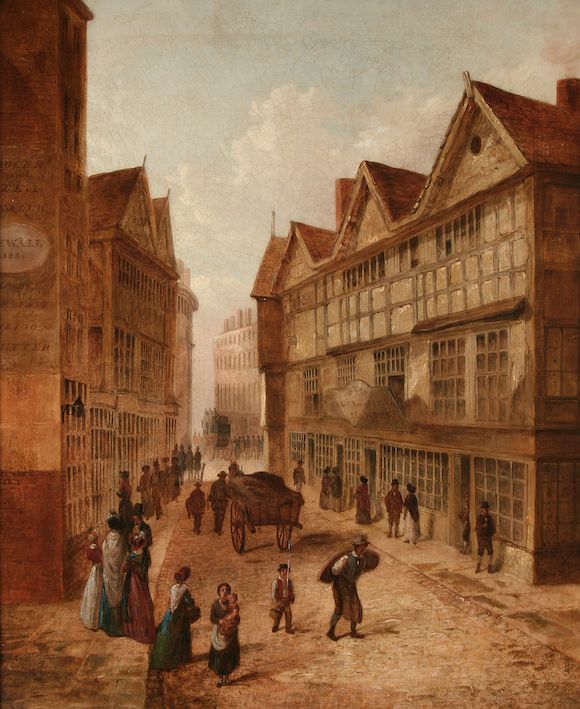 Bonhams : John Ralston (1789-1833) "Market Street, Manchester",