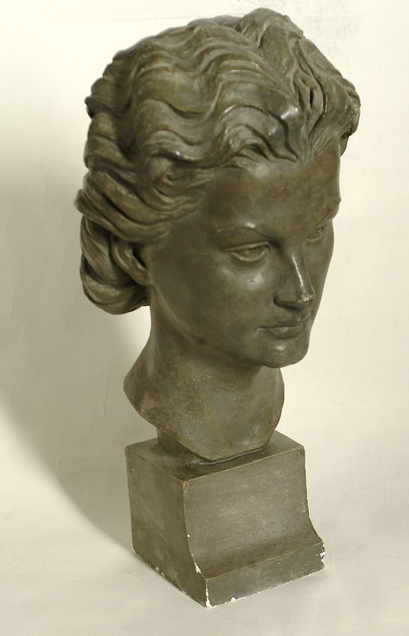 Bonhams : Joyce Bidder (British, 1906-1999) Portrait of a woman 44cm ...