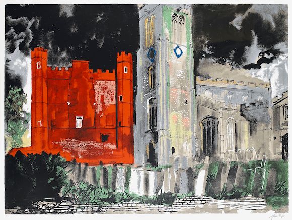 Bonhams : John Piper C.H. (British, 1903-1992) Buckden in a storm ...